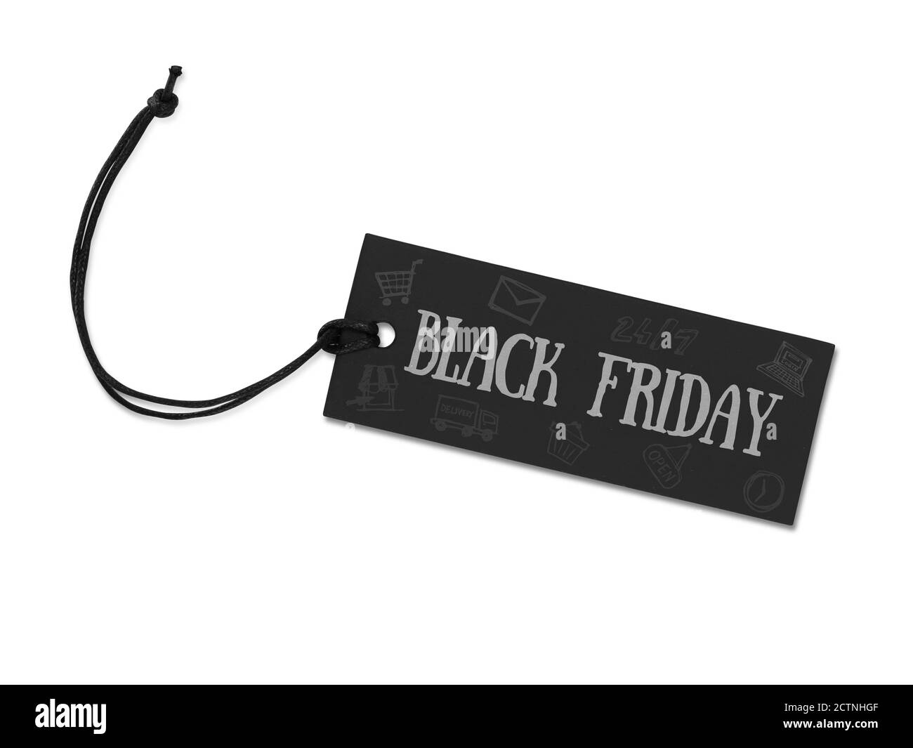 Black friday tag isolated Cut Out Stock Images & Pictures - Alamy