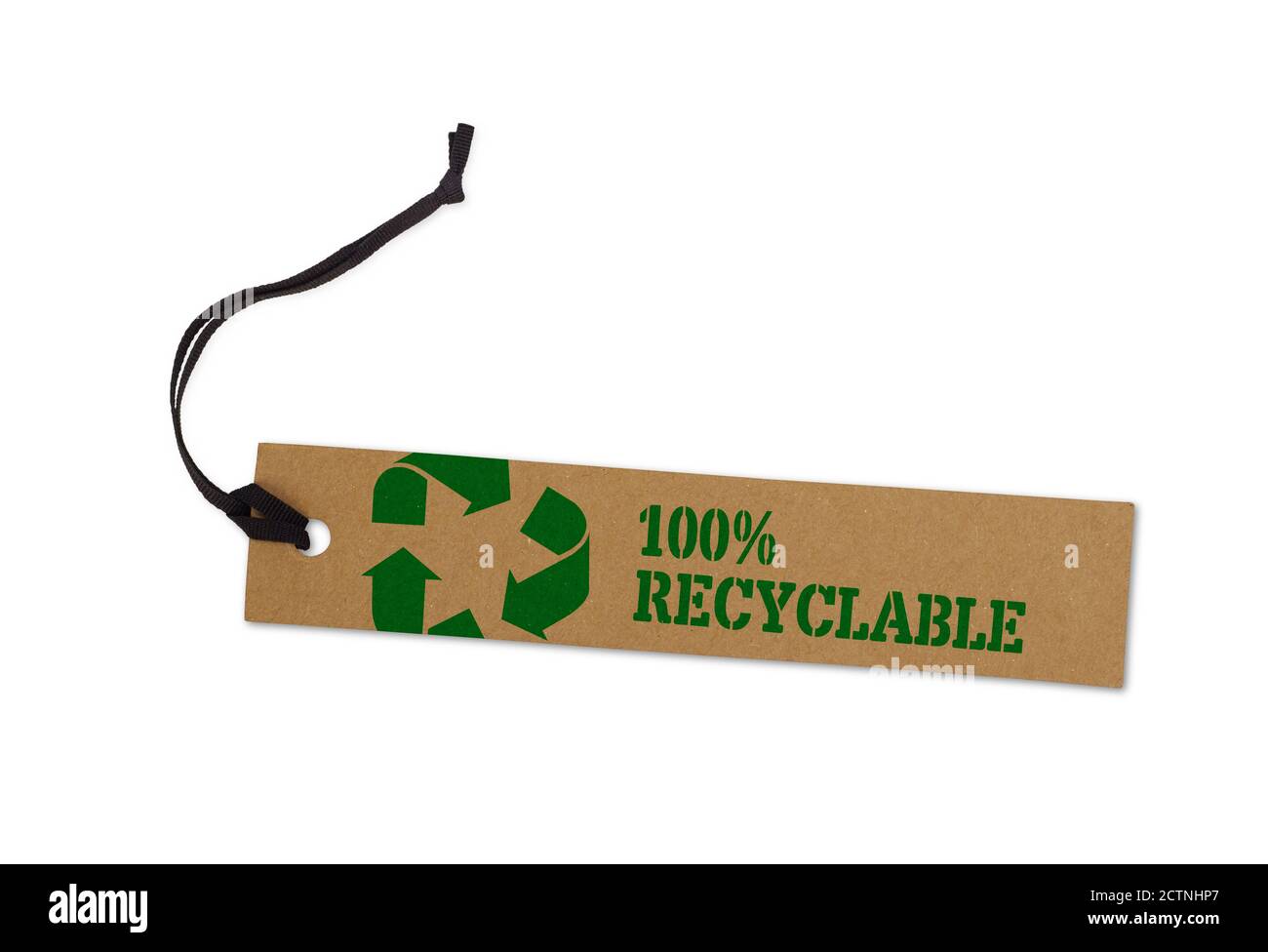 Recycle label isolated on white Stock Photo - Alamy