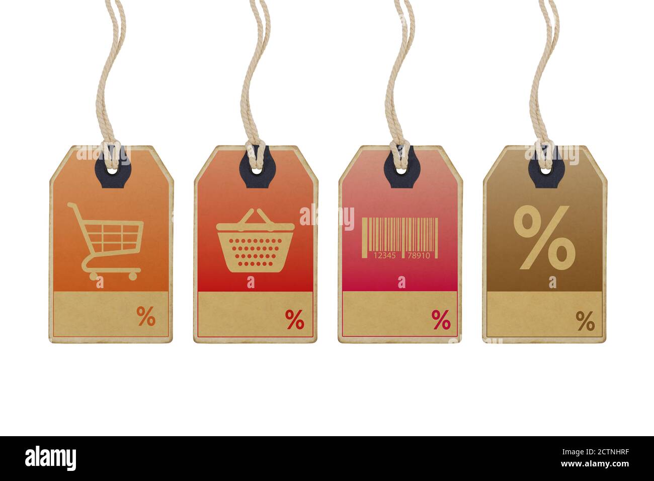 Sale labels isolated on white Stock Photo - Alamy