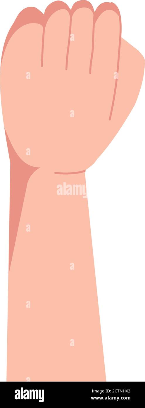 fist hand up power sign vector design Stock Vector Image & Art - Alamy