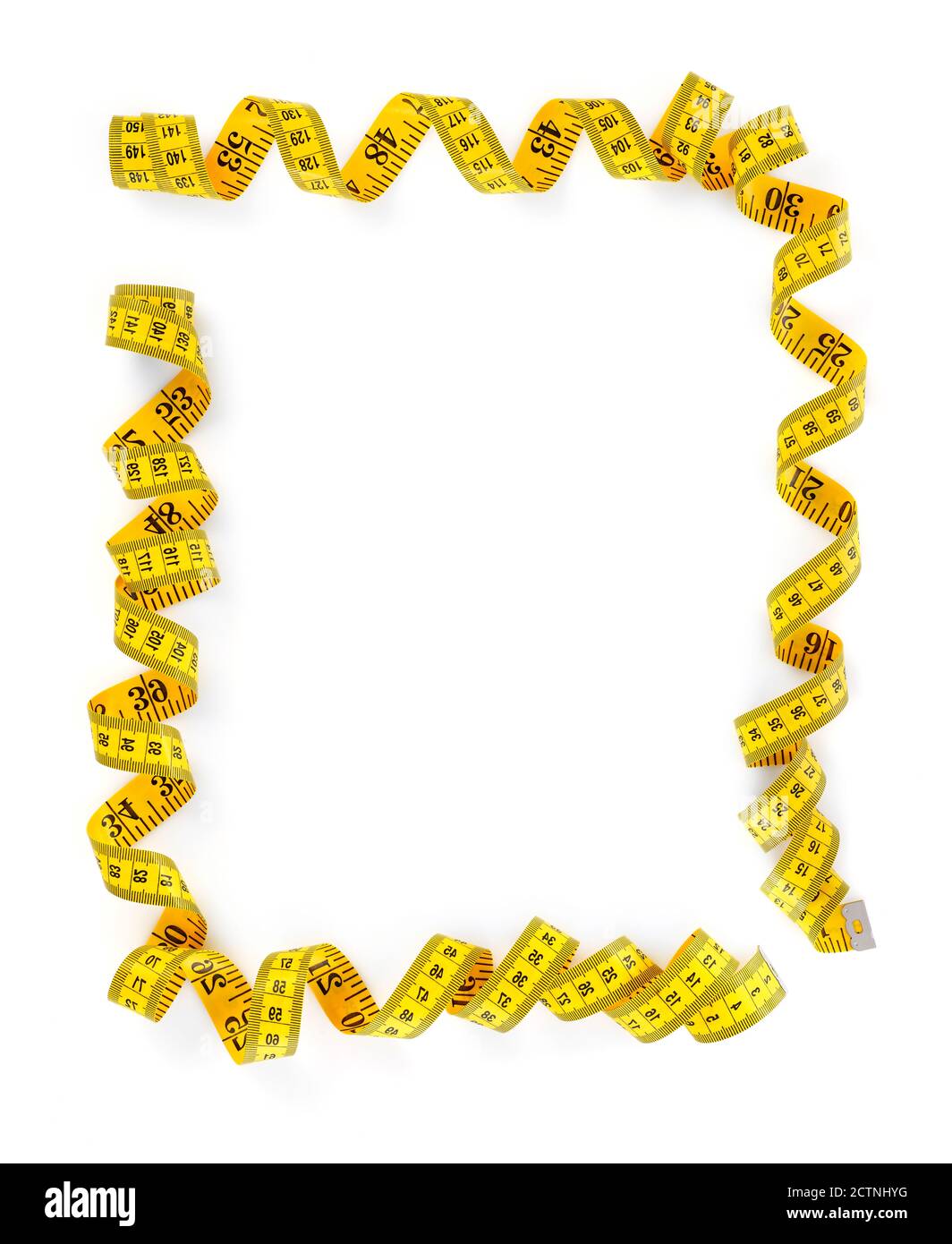 Tape measure frame Stock Photo - Alamy