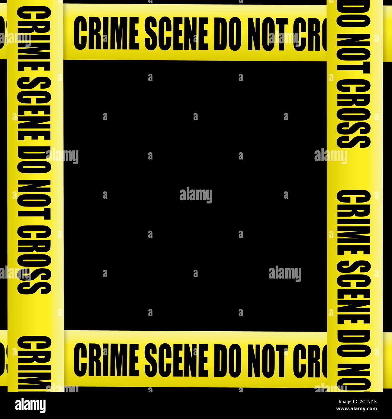 Crime scene tape frame Stock Photo - Alamy
