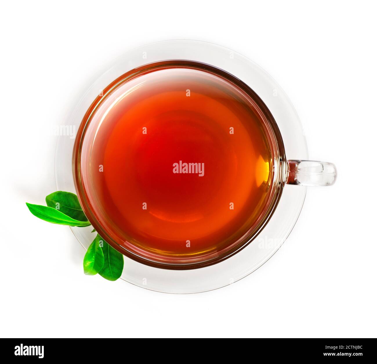 Black tea from above Cut Out Stock Images & Pictures - Alamy