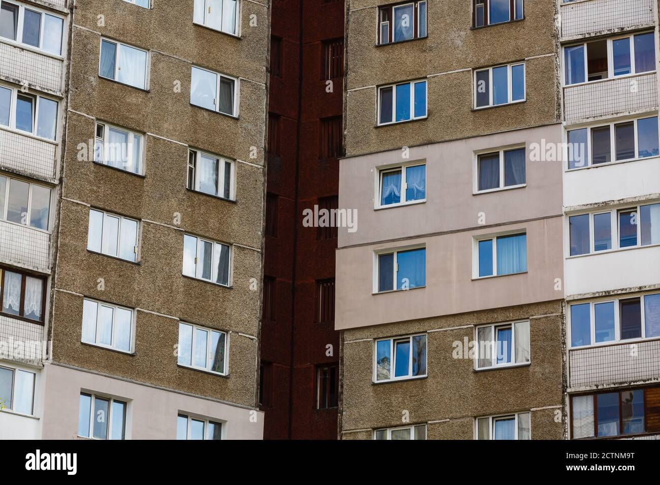 Building facade renovation, house reconstruction, repair Stock Photo ...
