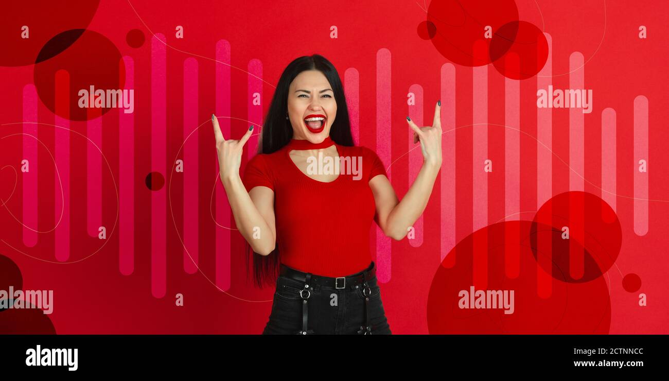 Female Rockstar High Resolution Stock Photography and Images - Alamy