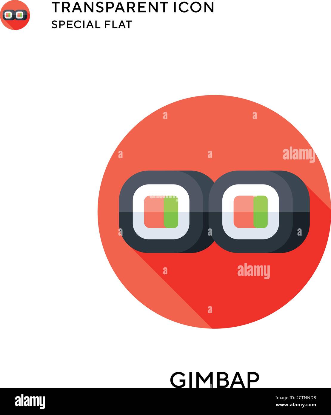 Gimbap vector hi-res stock photography and images - Alamy