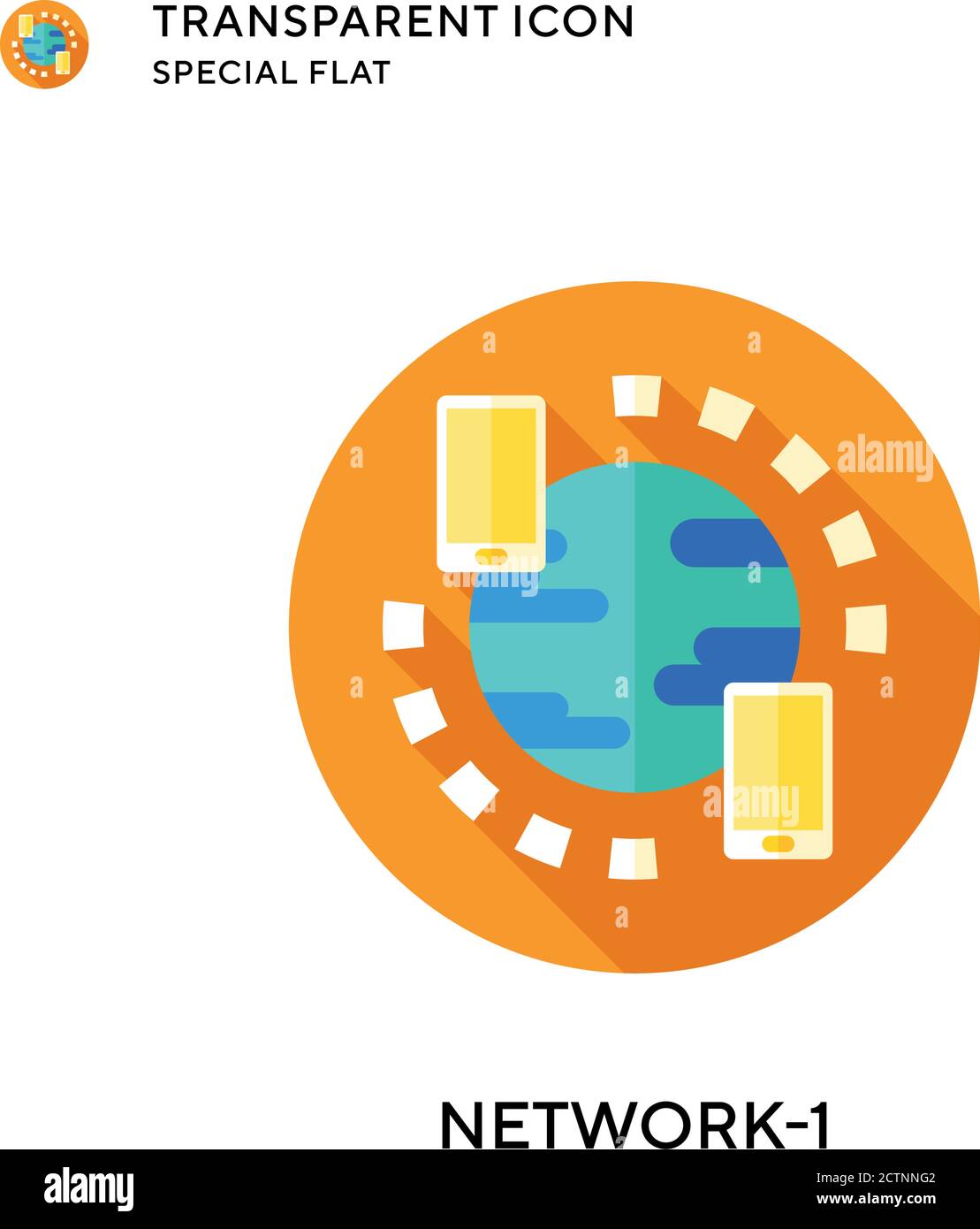 Network-1 vector icon. Flat style illustration. EPS 10 vector Stock ...