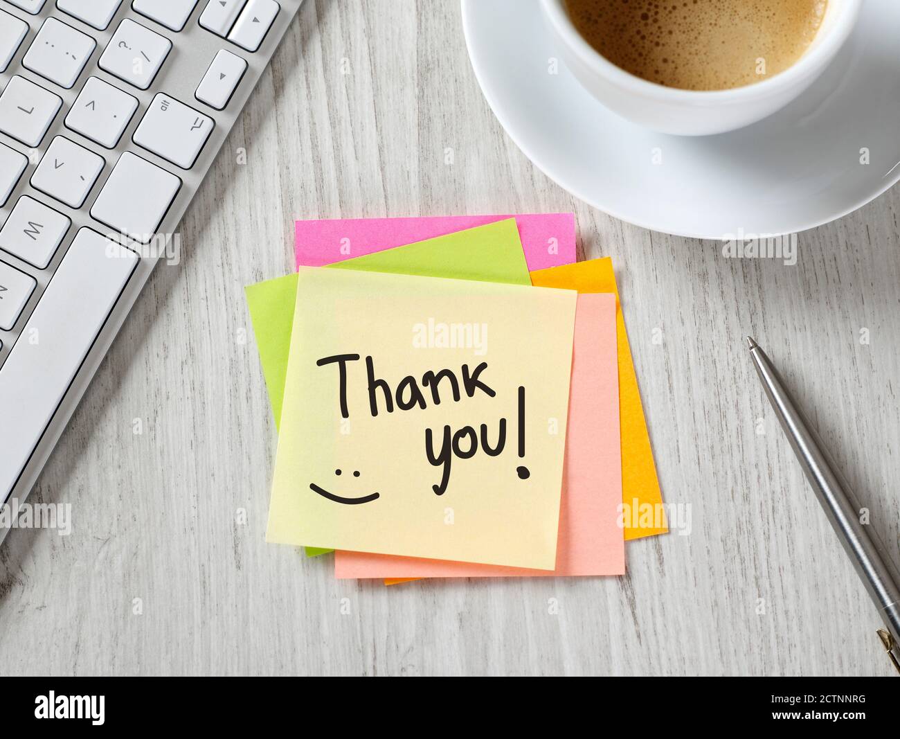 Thank you message Stock Photo - Alamy