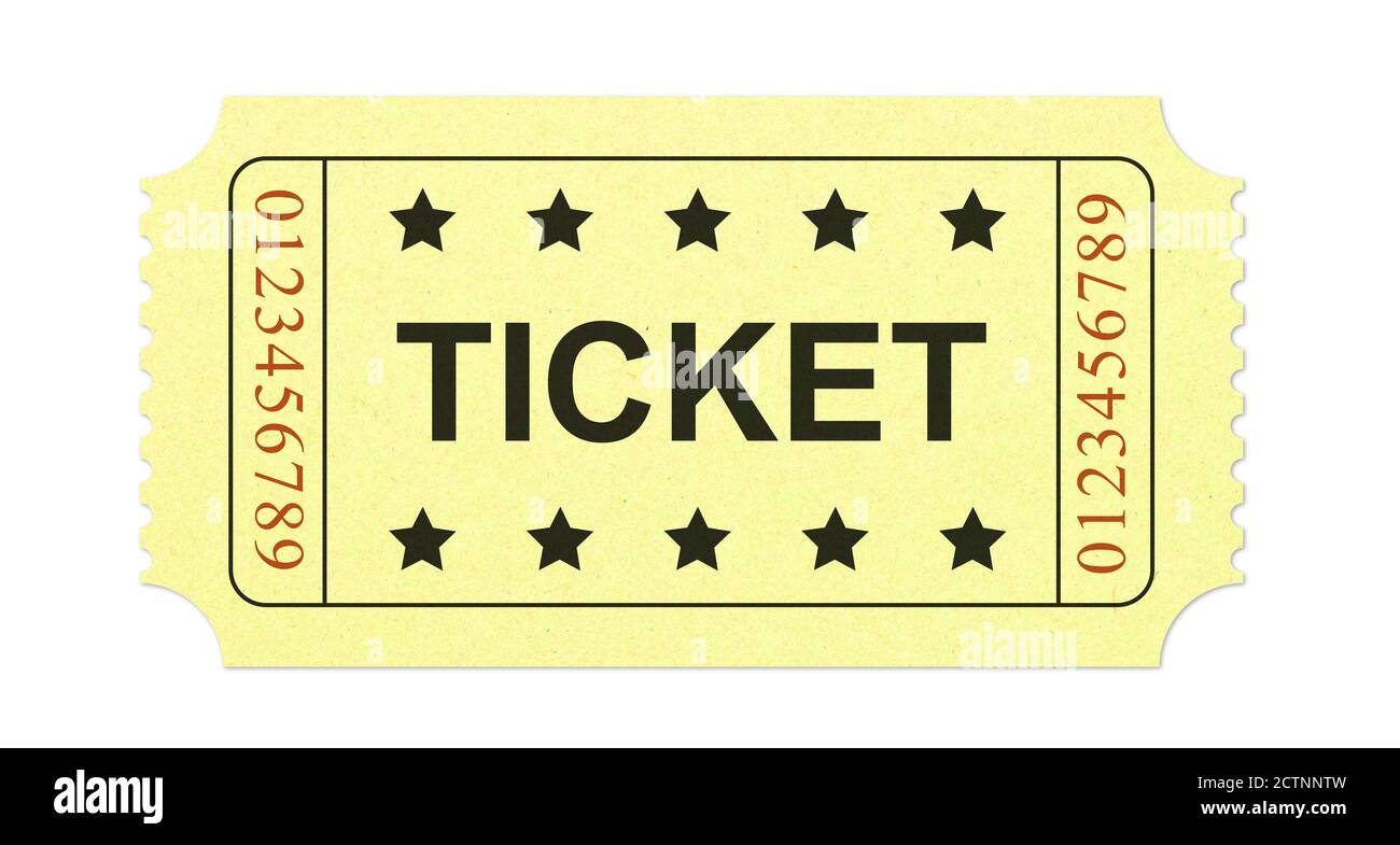 Concert ticket Cut Out Stock Images & Pictures - Alamy