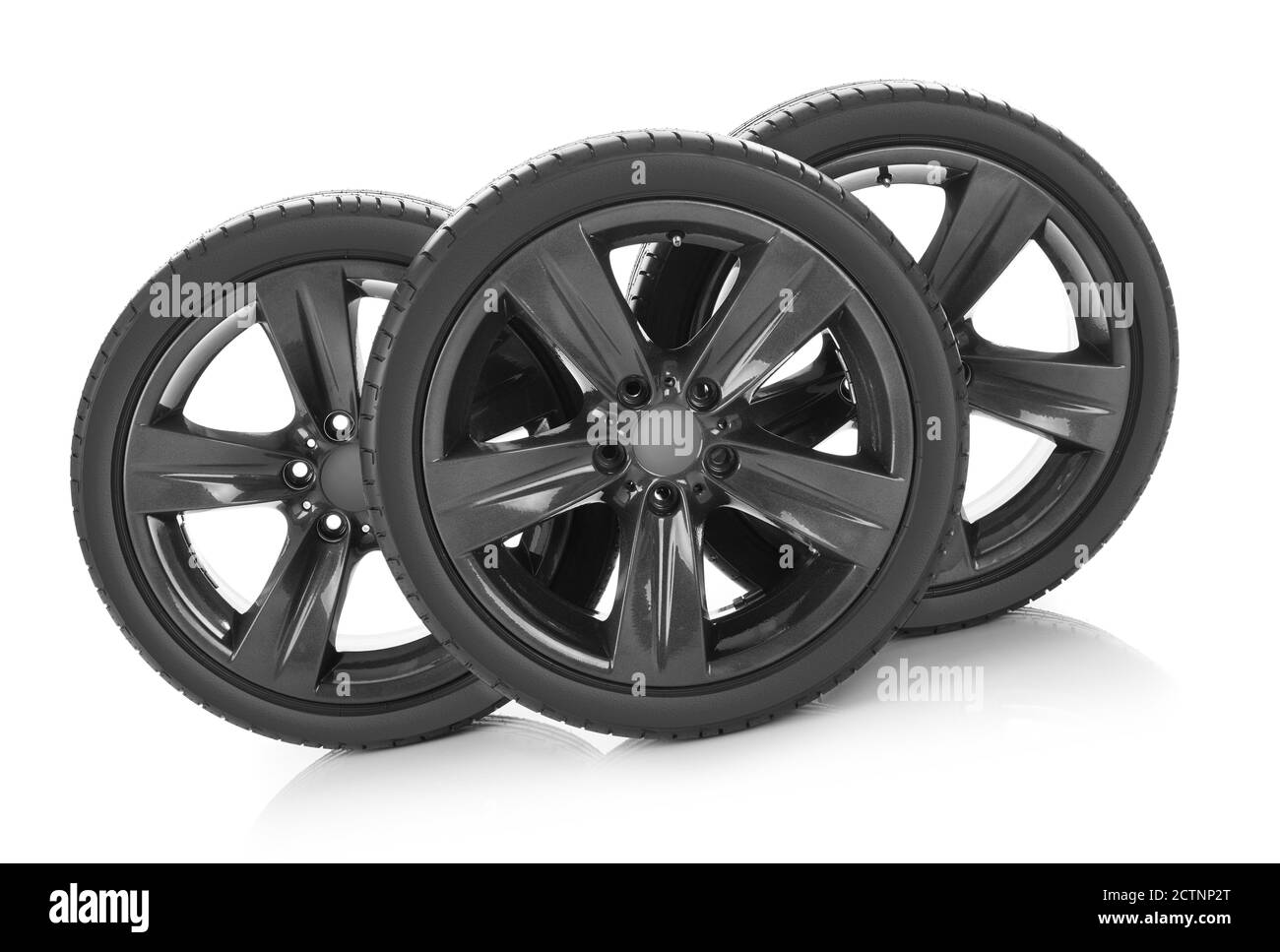 Car tires isolated on white Stock Photo - Alamy