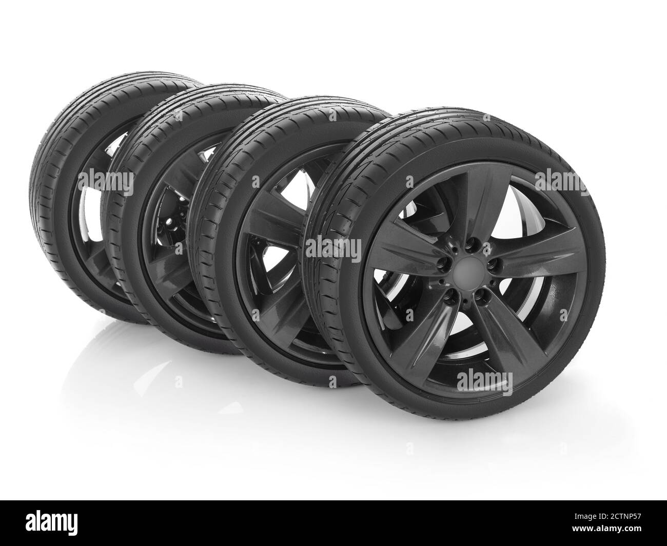 Car tires isolated on white Stock Photo - Alamy