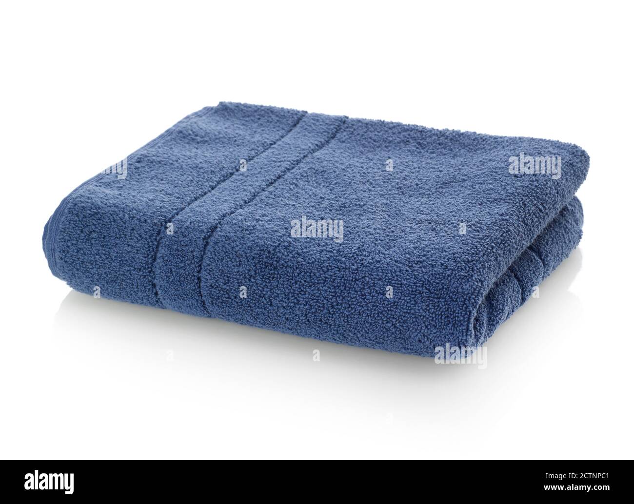 Clean towel isolated on white Stock Photo - Alamy