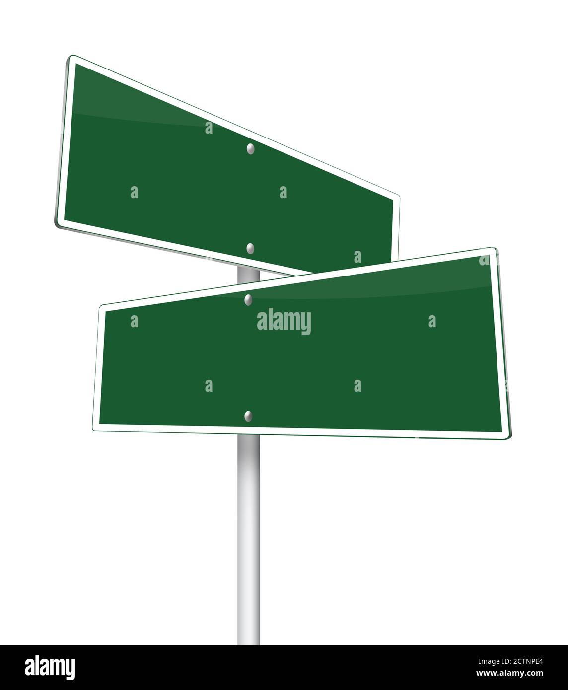 Traffic signs isolated on white Stock Photo - Alamy
