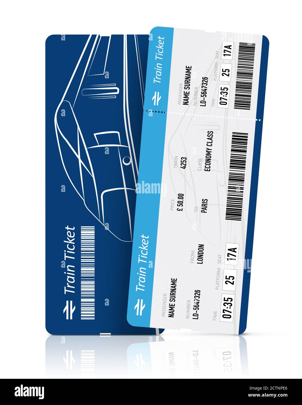 First passenger train Cut Out Stock Images & Pictures - Alamy