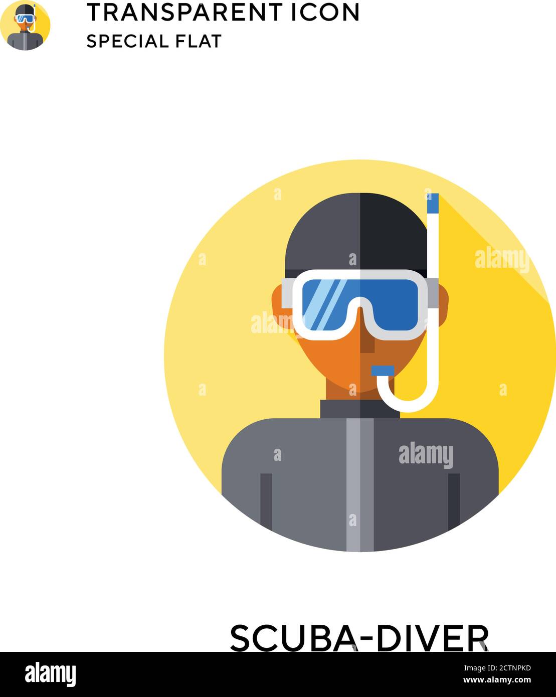 One woman underwater face Stock Vector Images - Alamy