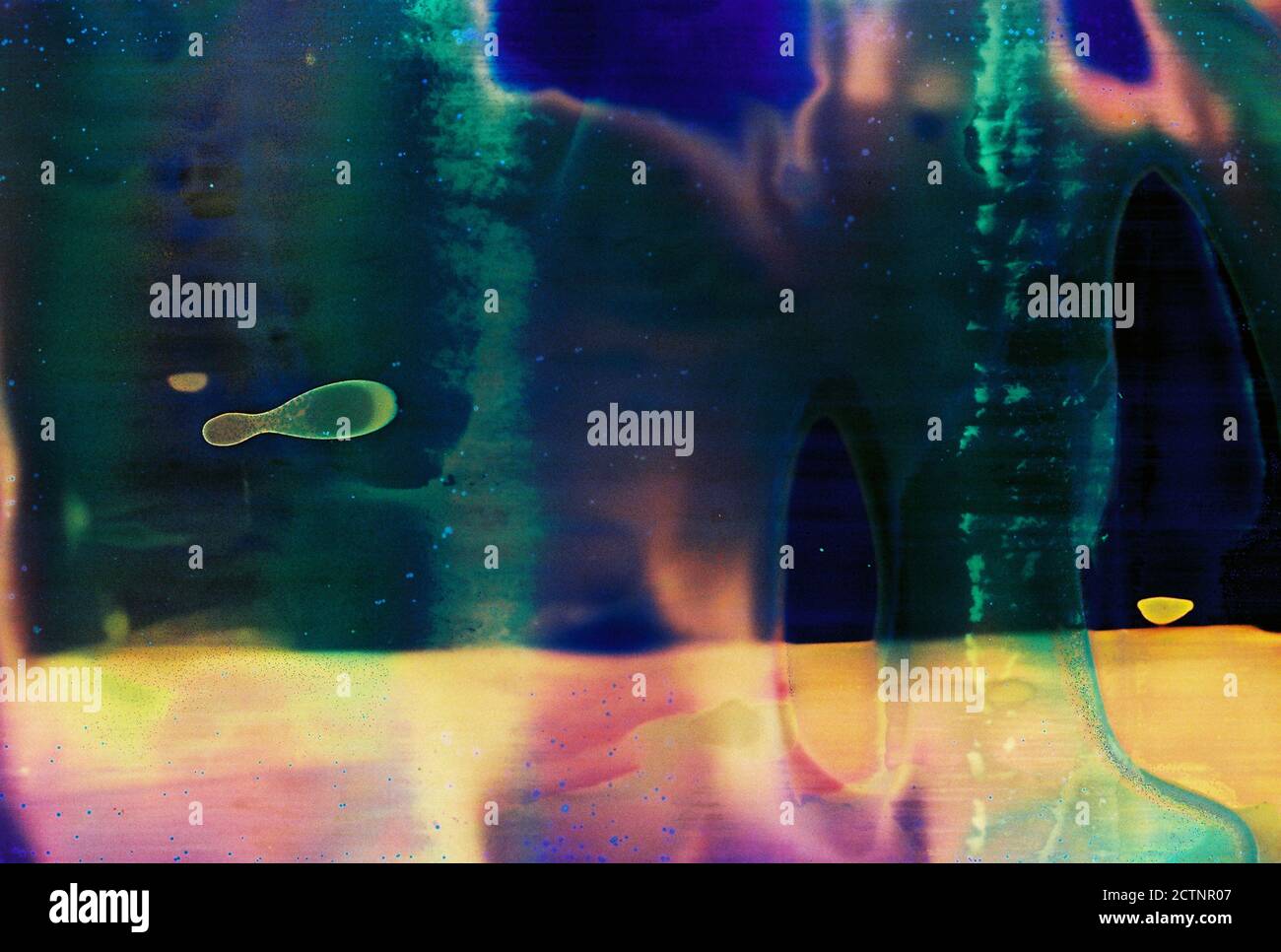 Vintage distressed blurry and grained photo background. Damaged camera ...