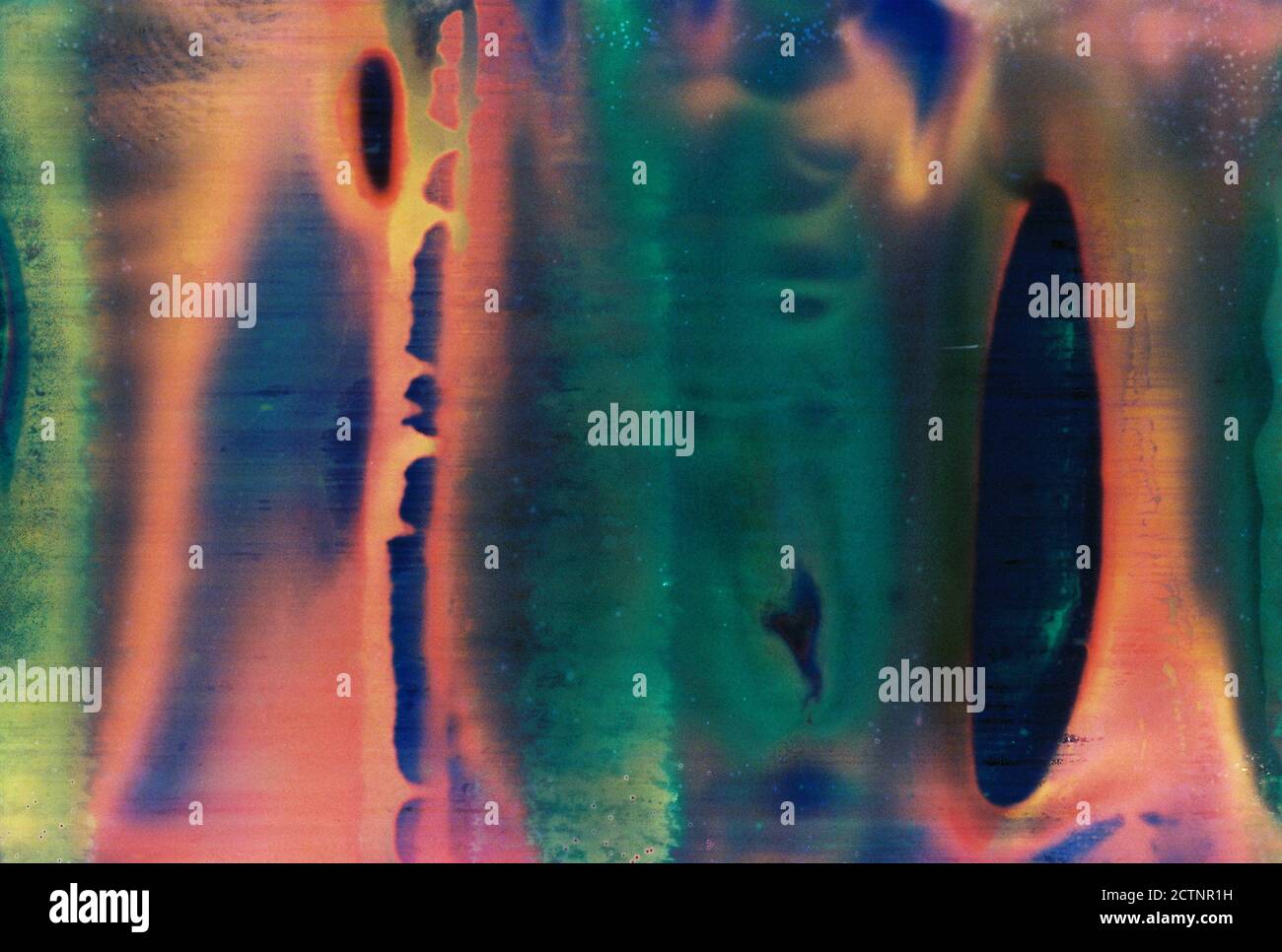 Vintage distressed blurry and grained photo background. Damaged camera ...