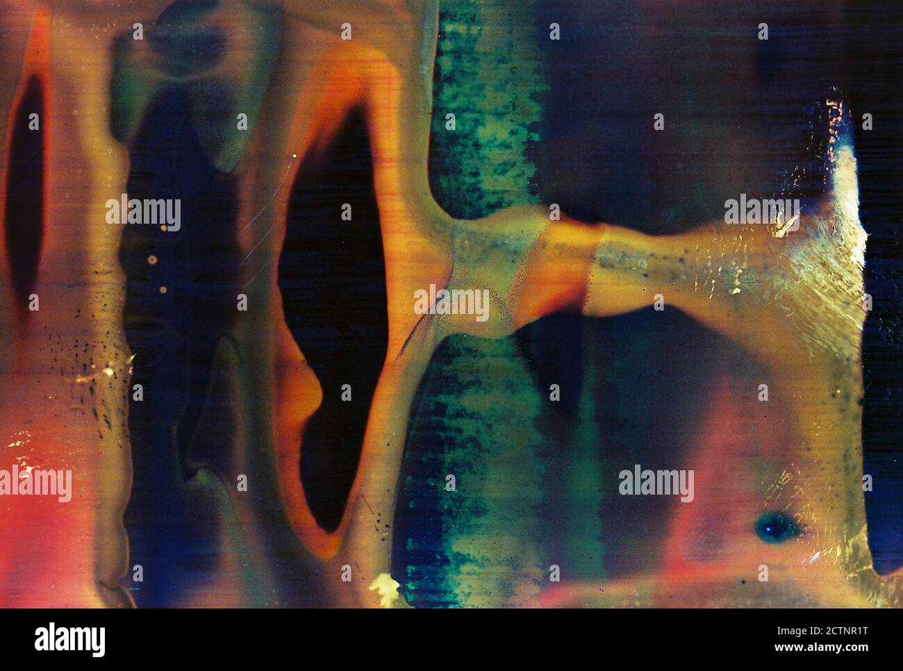 Vintage distressed blurry and grained photo background. Damaged camera ...