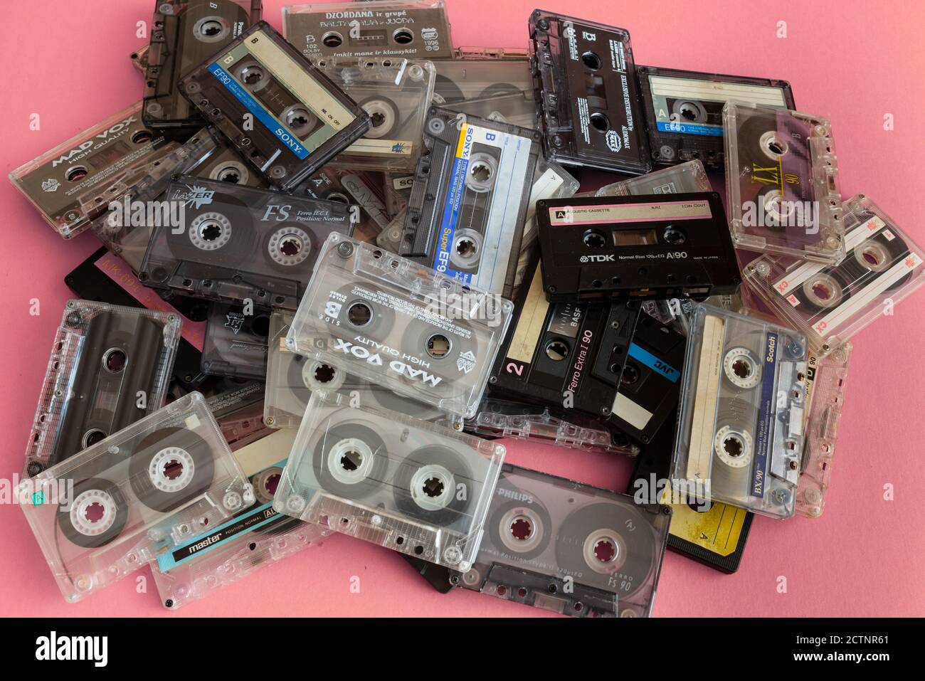 1970s music cassette tapes hi-res stock photography and images - Alamy