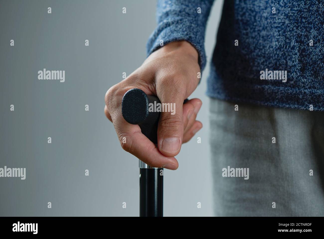 Man With Walking Stick High Resolution Stock Photography and Images - Alamy