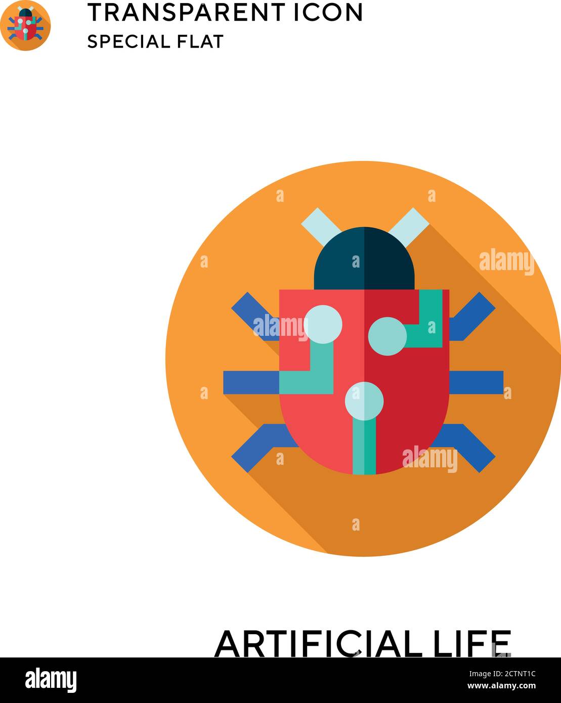 Artificial life vector icon. Flat style illustration. EPS 10 vector ...