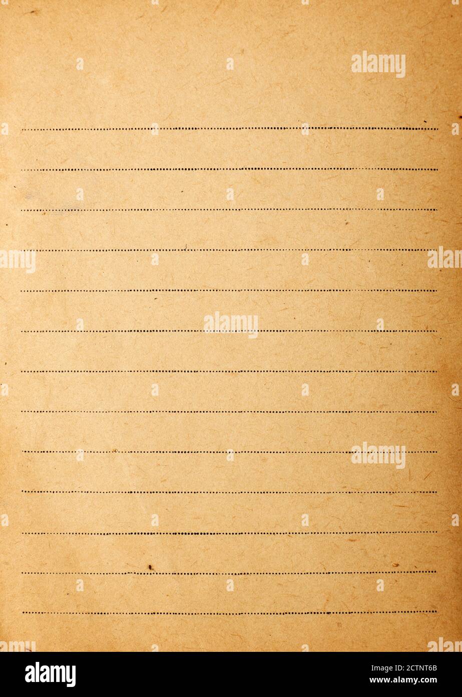 Vintage notebook page Stock Photo - Alamy