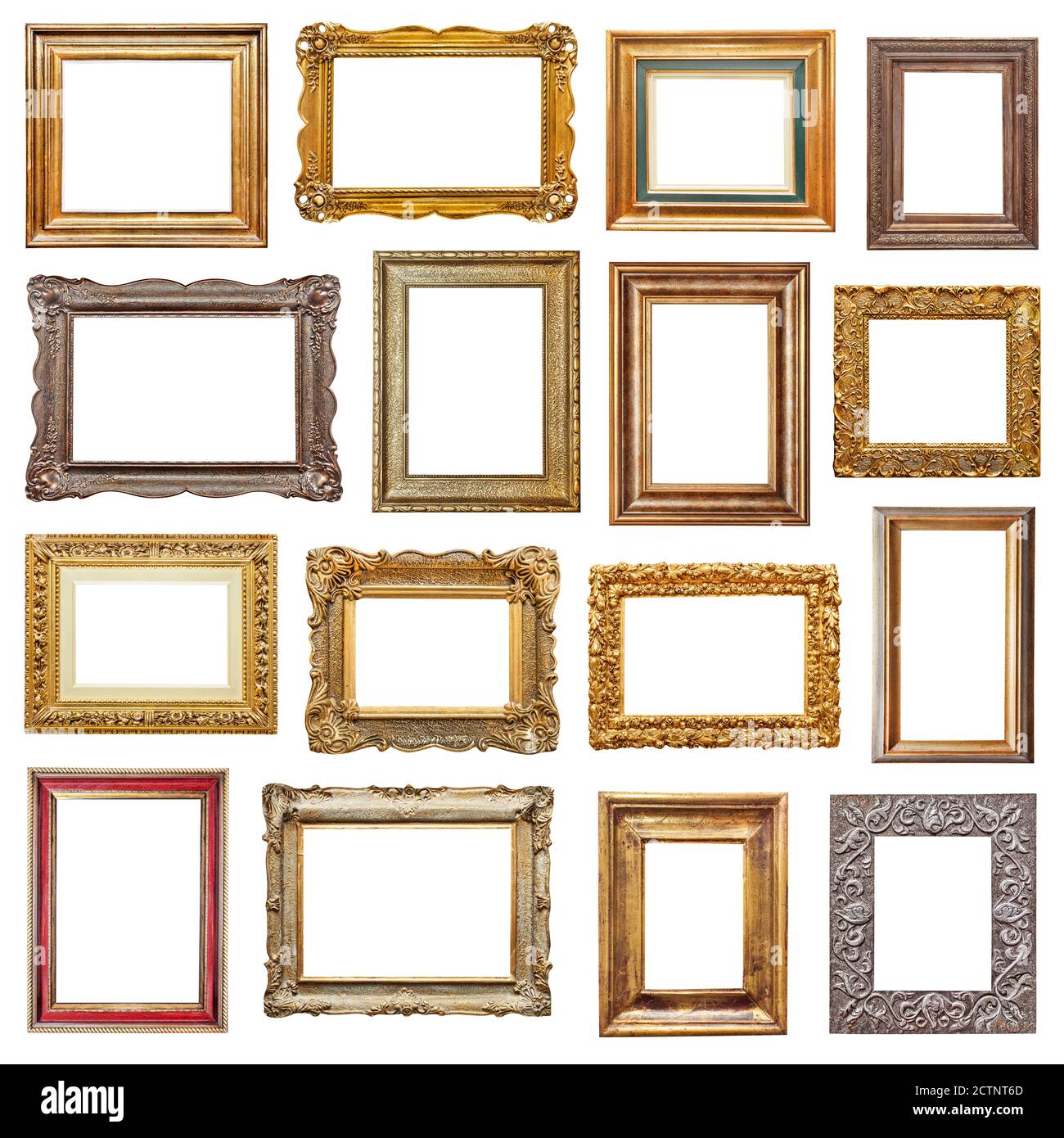 Vintage frames collection isolated Stock Photo - Alamy