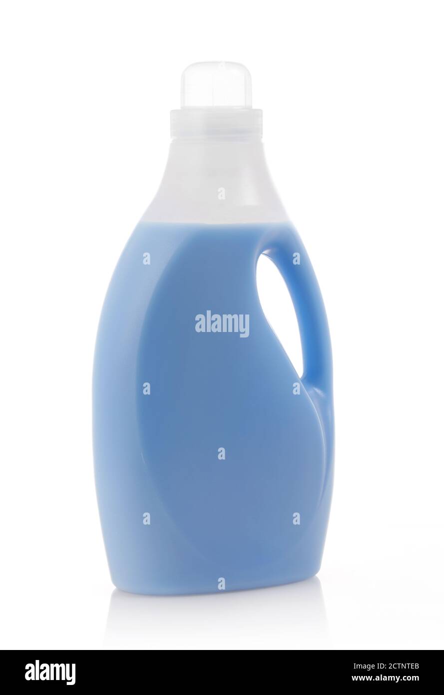 Washing liquid isolated on white Stock Photo - Alamy