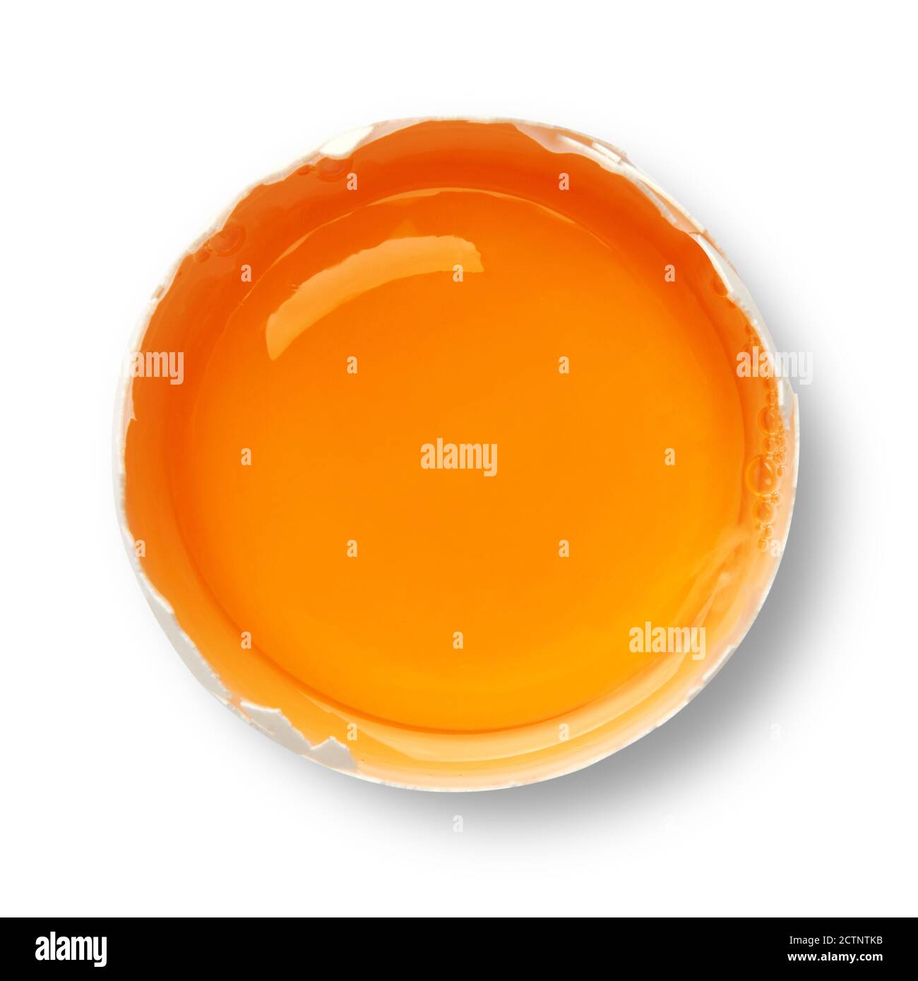 White egg yolk isolated on white Stock Photo - Alamy