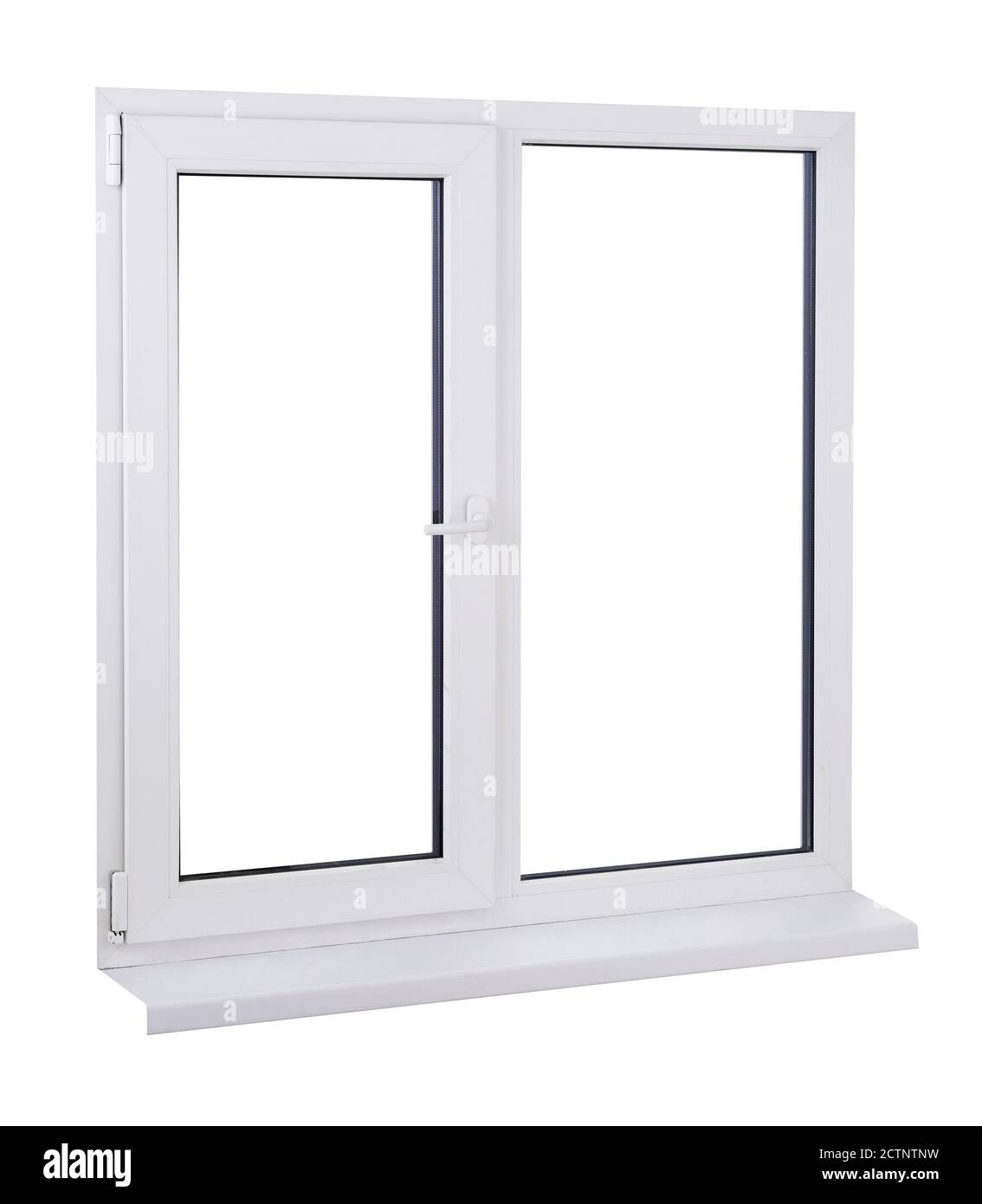White window isolated on white Stock Photo - Alamy