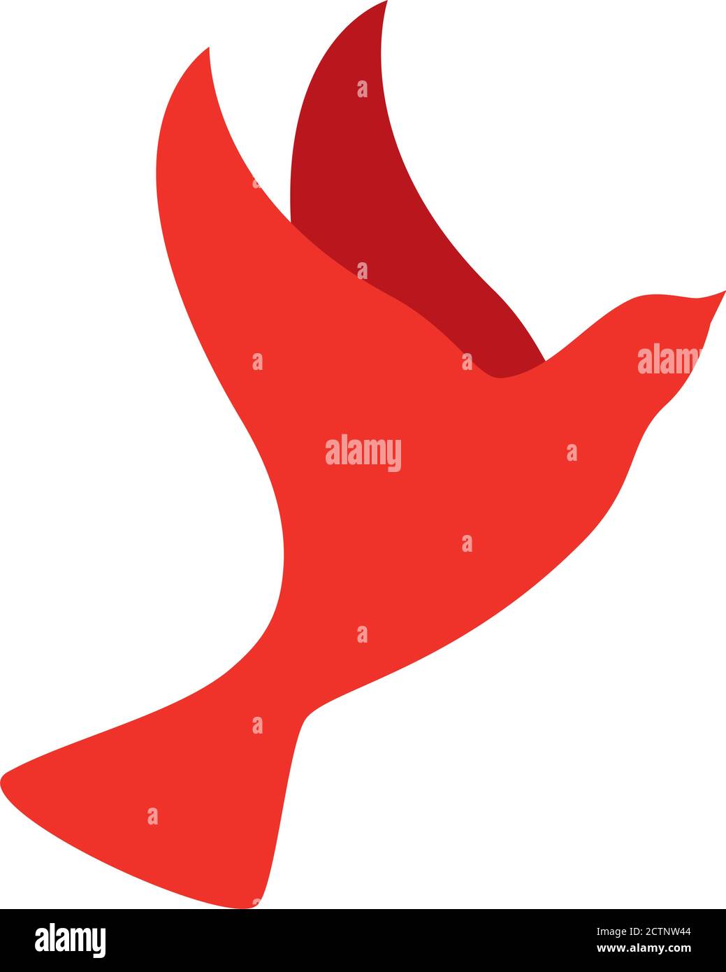 Red peace dove Stock Vector Images - Alamy