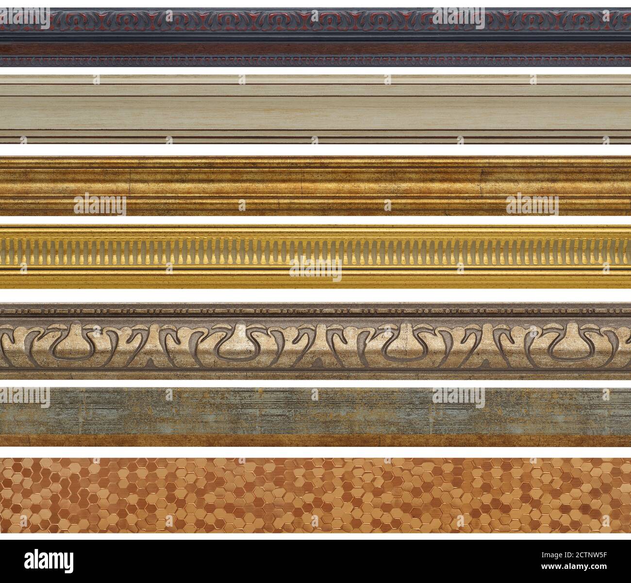 Wooden strips isolated on white Stock Photo - Alamy