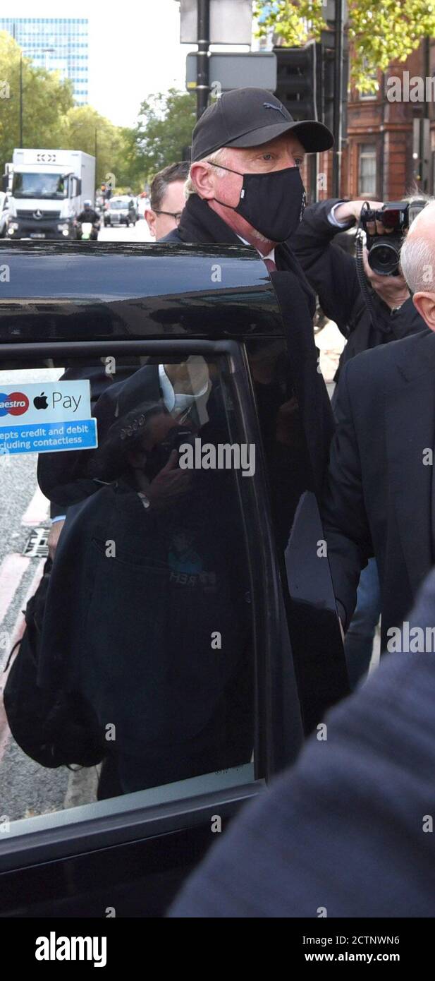 Photo Must Be Credited ©Alpha Press 079965 24/09/2020 Boris Becker ...