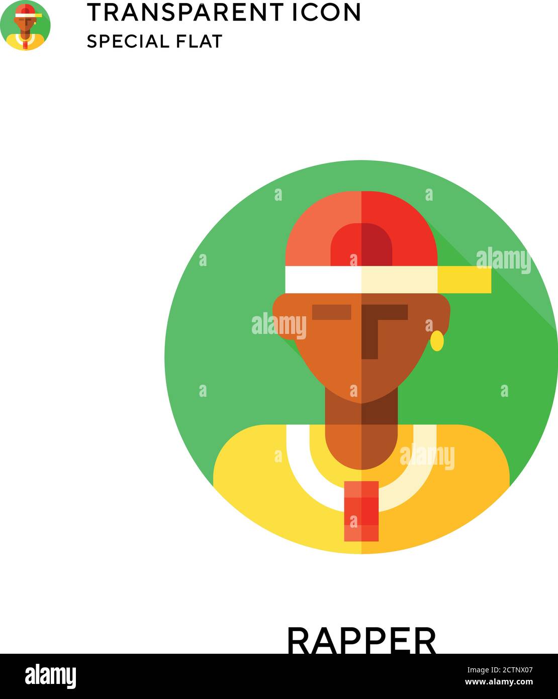 Hip rapper man vector microphone black hi-res stock photography and ...