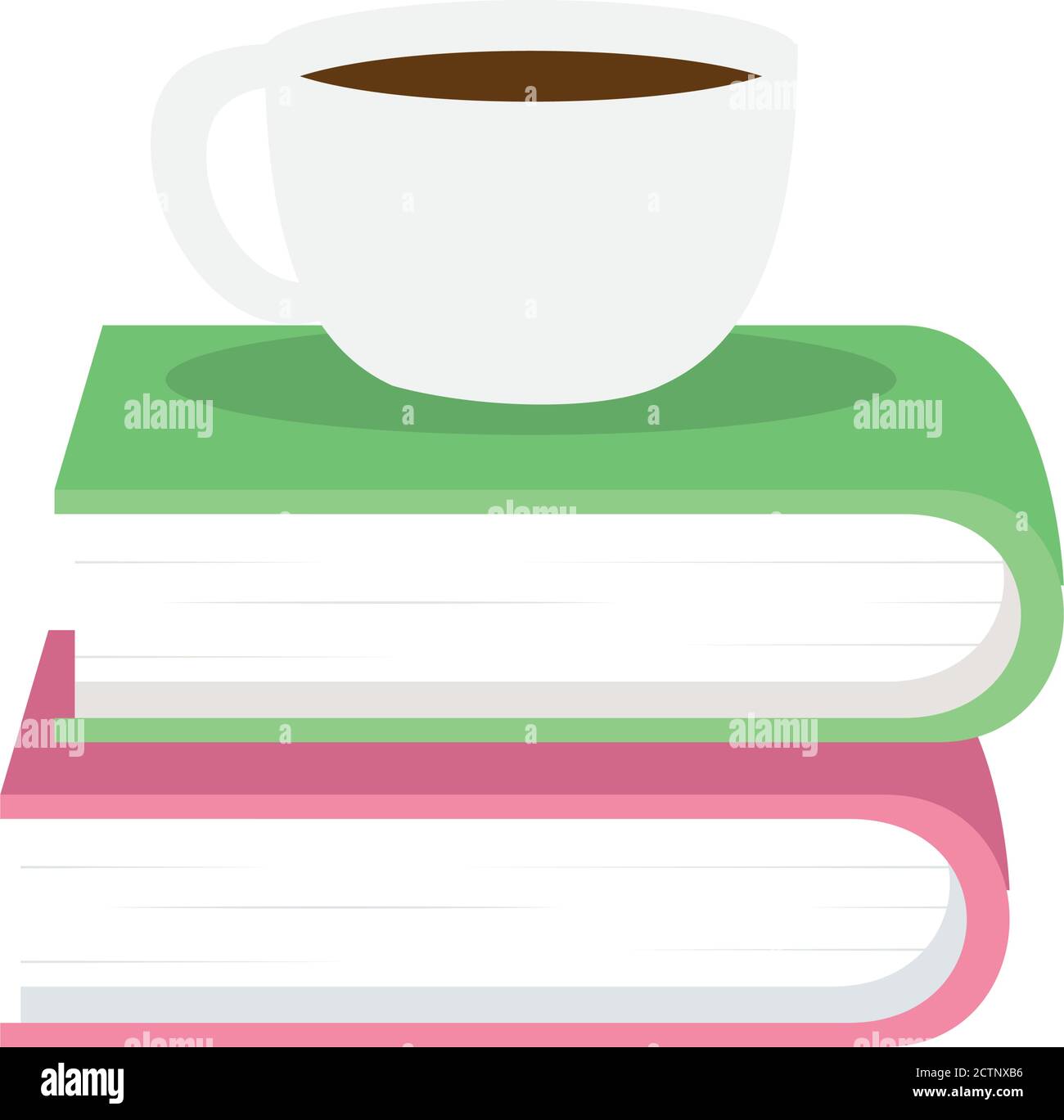 Books read cup Cut Out Stock Images & Pictures - Alamy