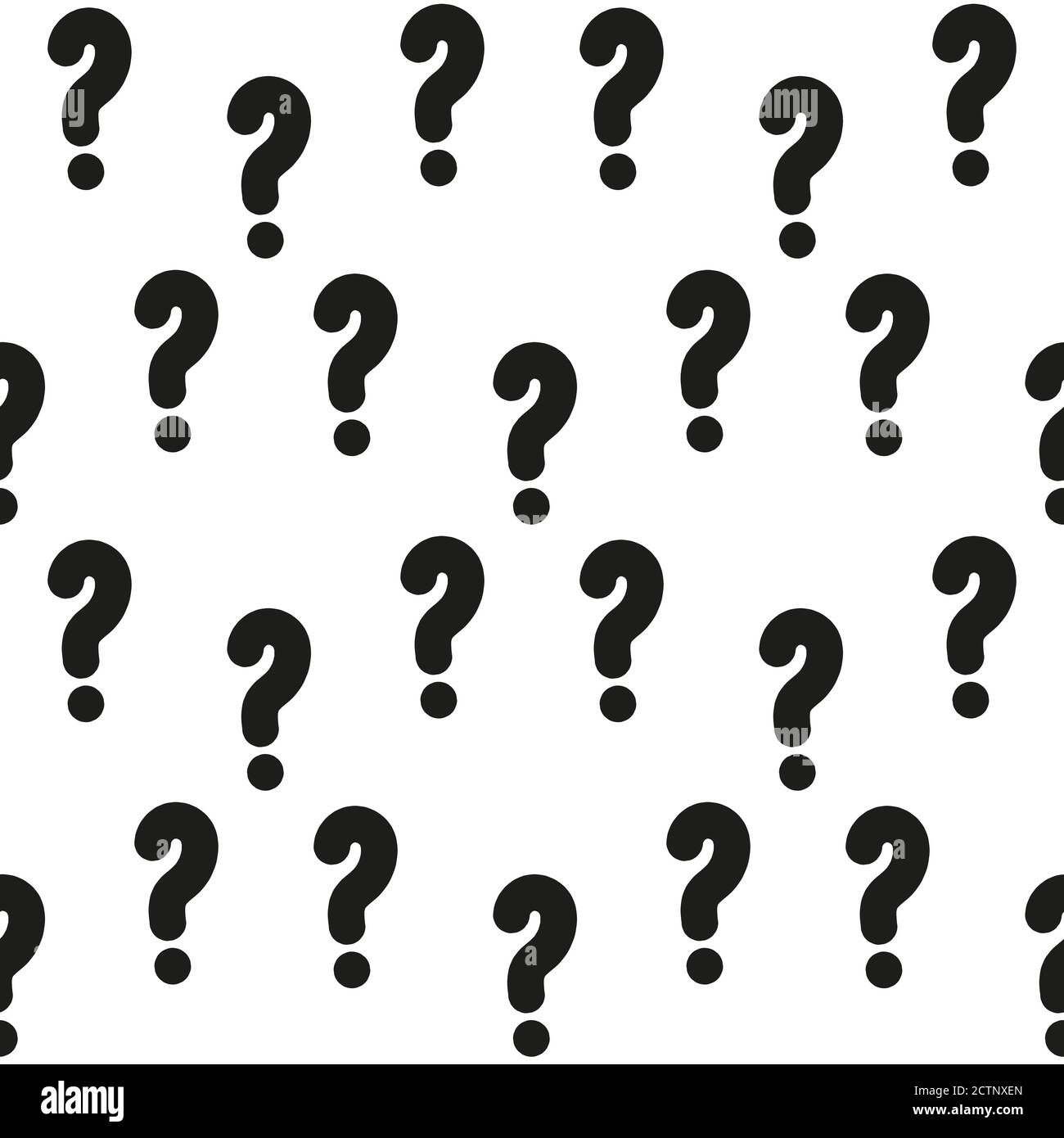 Question mark seamless pattern . Vector seamless pattern with question ...