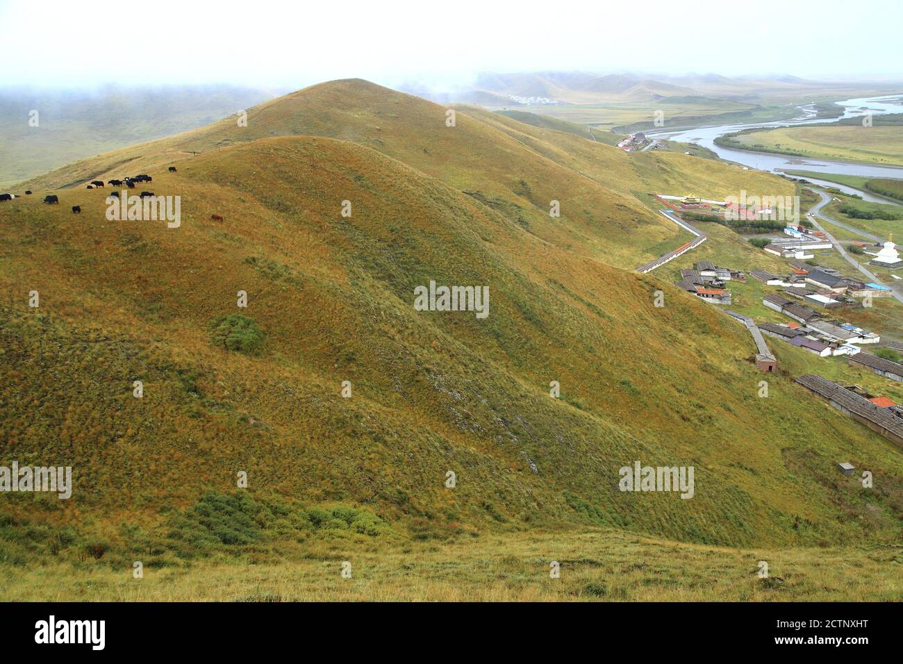 Sichuan Ruoergai the first bend of the nine bends of the Yellow River ...
