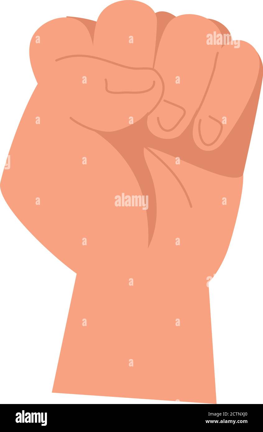 fist hand up power sign vector design Stock Vector Image & Art - Alamy