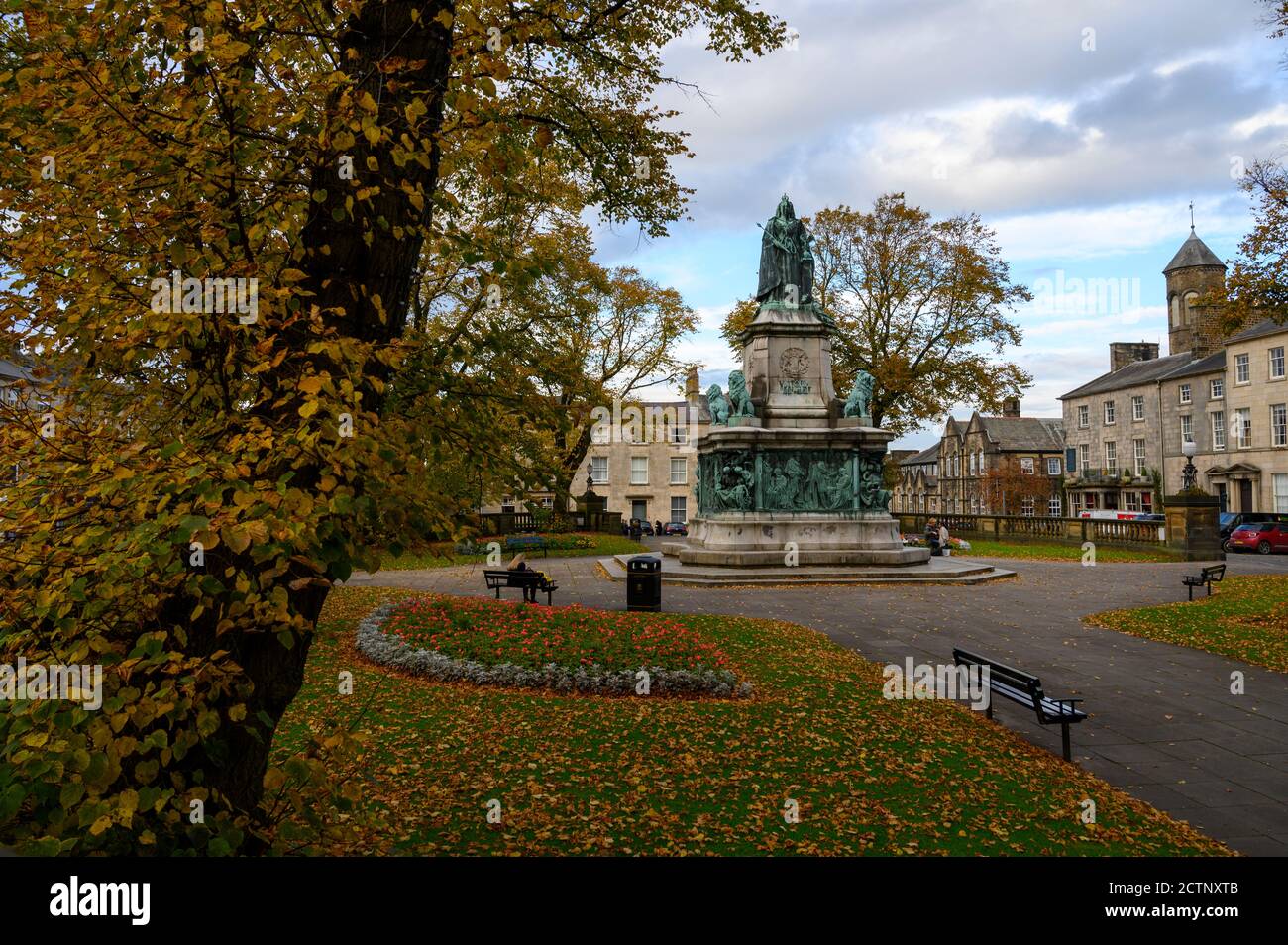 Lancaster town centre, Lancashire, England Stock Photo - Alamy