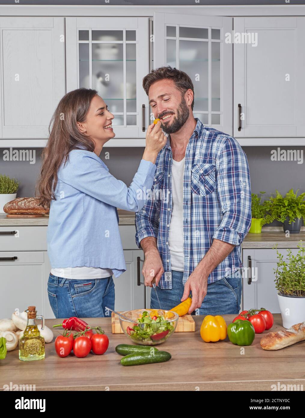 Beautiful newlywed couple having fun hi-res stock photography and ...