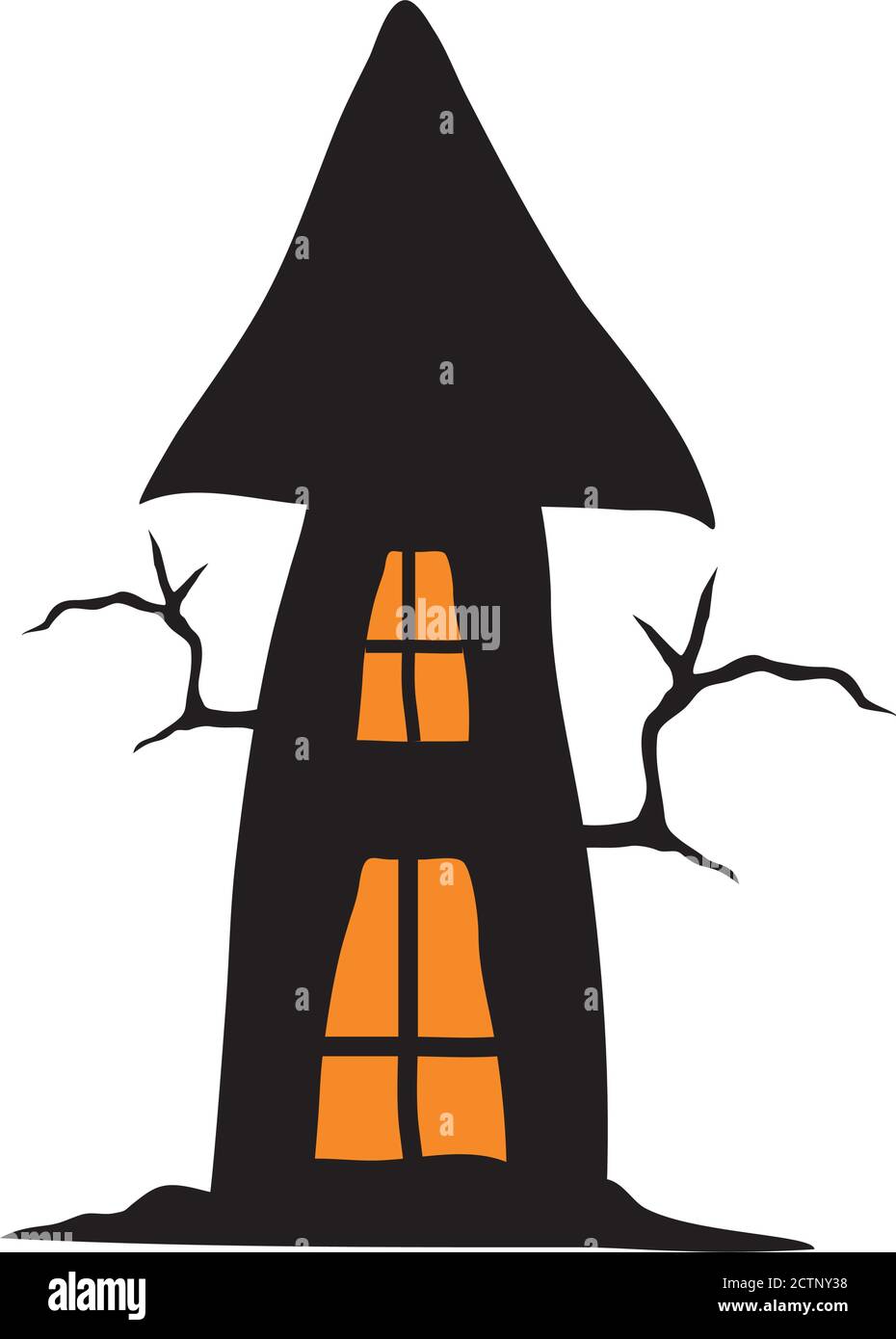 halloween black house vector design Stock Vector Image & Art - Alamy