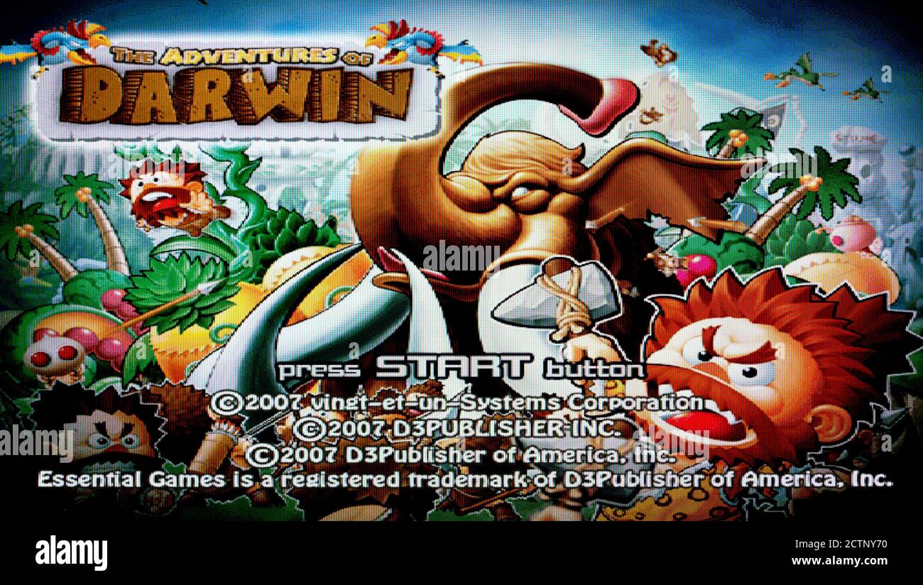 The Adventures of Darwin - Sony Playstation 2 PS2 - Editorial use only ...
