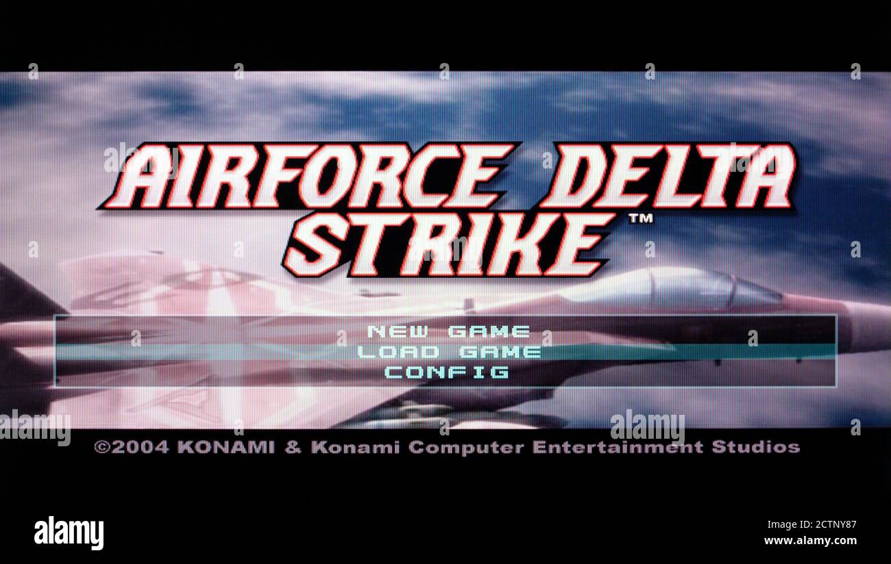Airforce Delta Strike - Sony Playstation 2 PS2 - Editorial use only ...