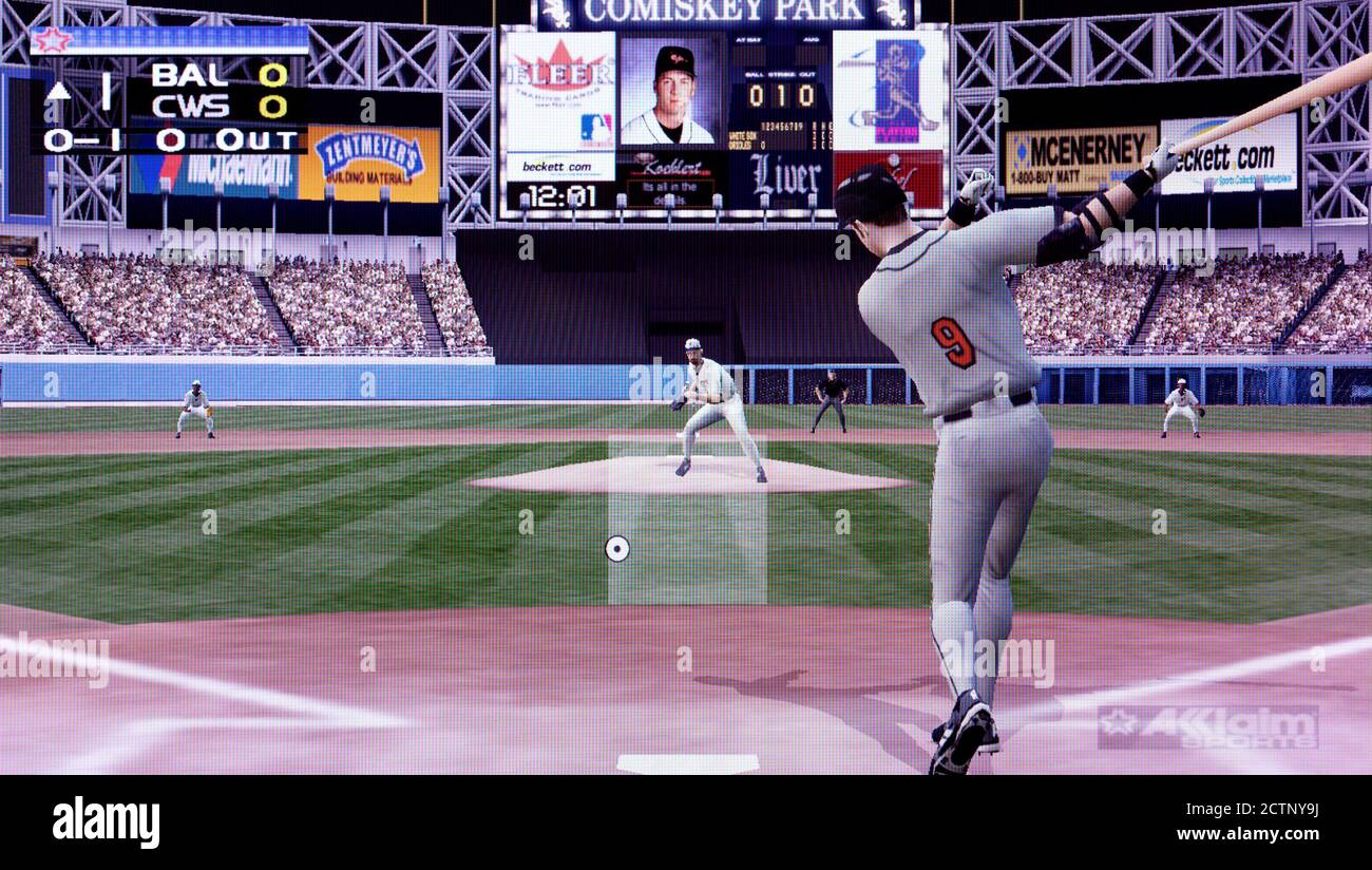 All-Star Baseball 2002 - Sony Playstation 2 PS2 - Editorial use only ...