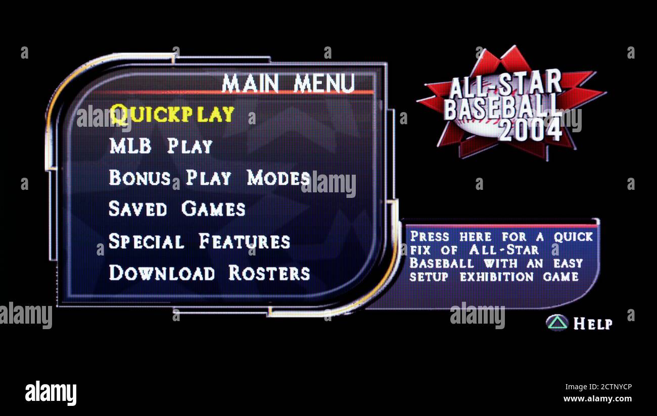 All-Star Baseball 2004 - Sony Playstation 2 PS2 - Editorial use only ...