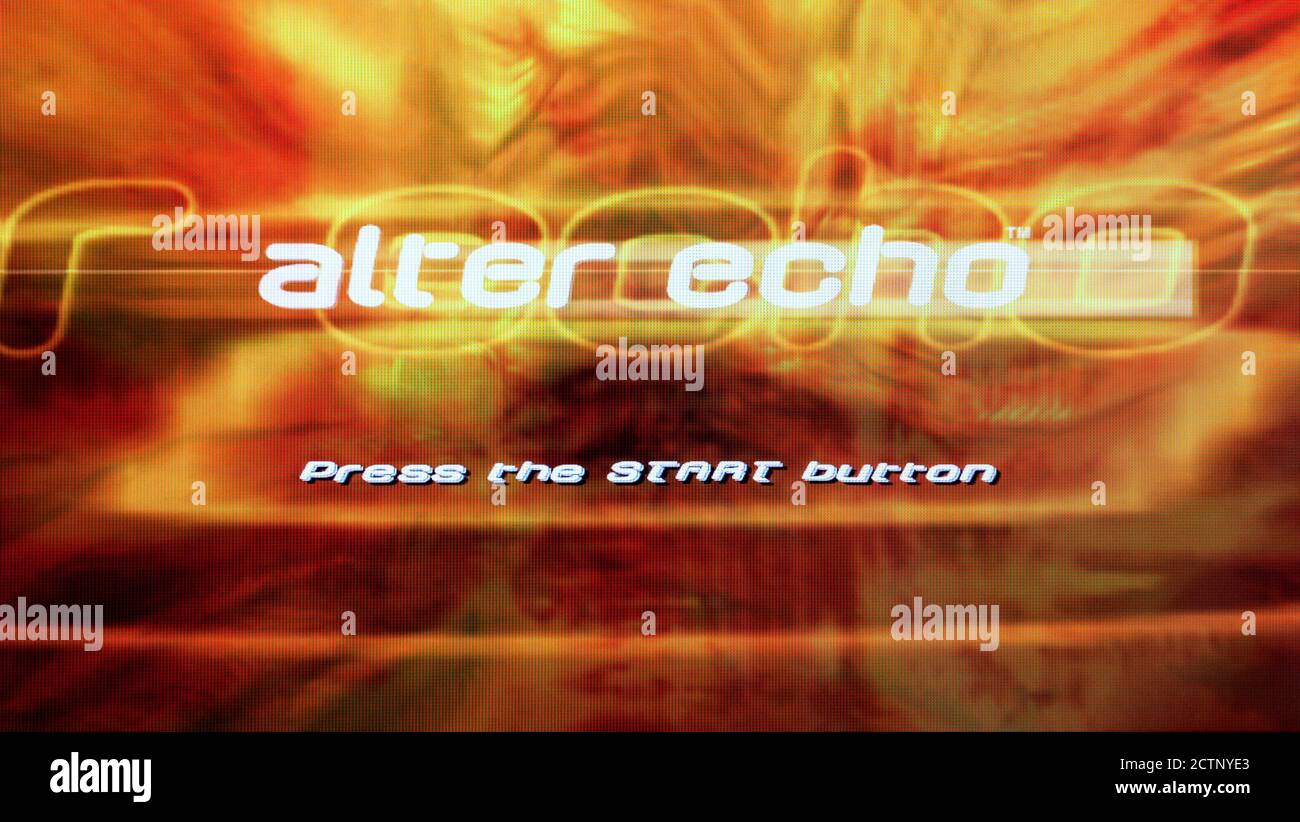 Alter Echo - Sony Playstation 2 PS2 - Editorial use only Stock Photo ...