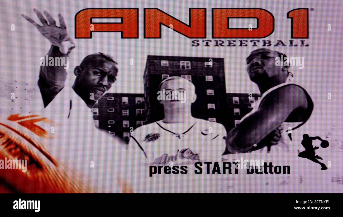 And 1 Streetball - Sony Playstation 2 PS2 - Editorial use only Stock ...