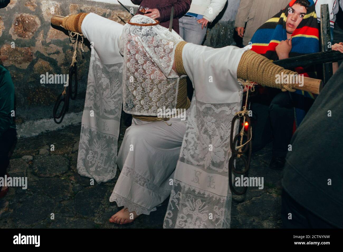 religious ritual los empalaos - the empaled - takes place in Valverde ...
