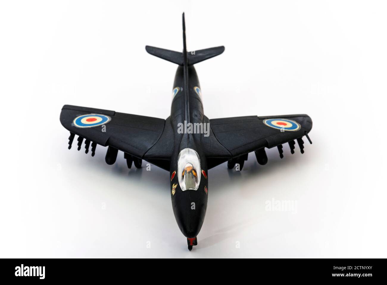 Airfix 1/72 scale Hawker Hunter model aircraft Stock Photo - Alamy