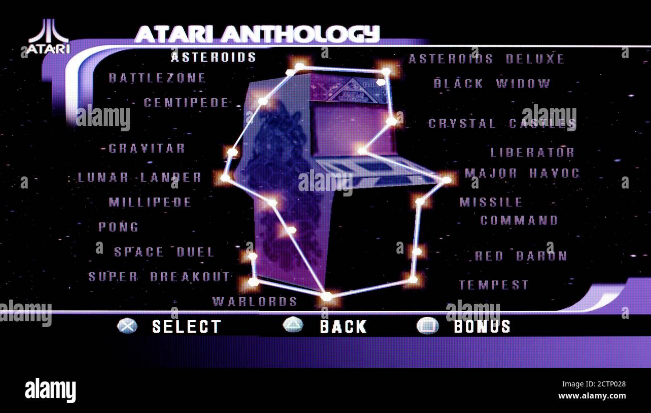 Atari Anthology - Sony Playstation 2 PS2 - Editorial use only Stock ...